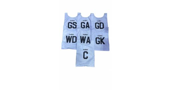 Netball Mesh Bib Set (White)