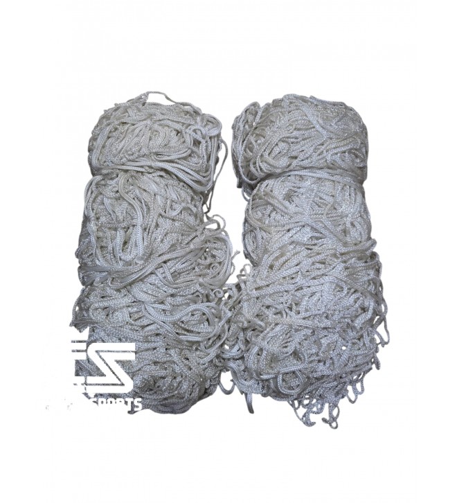 Soccer Net Knotless Training Polyster - White