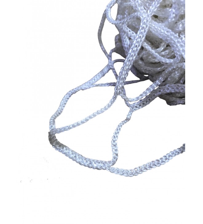 Soccer Net Knotless Training Polyster - White