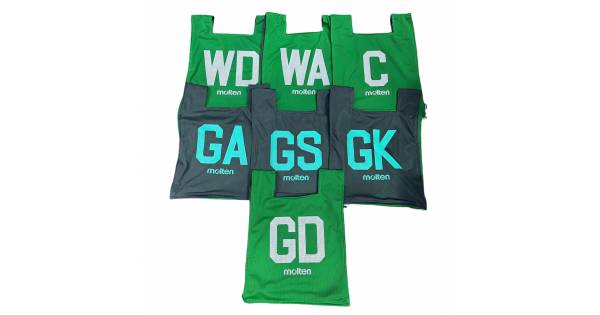 Molten Netball Reversable Mesh Bib Set (Lemon/Navy)