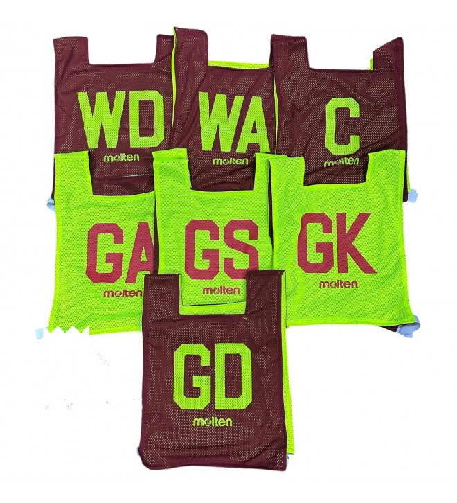 Netball Mesh Bib Set (White)