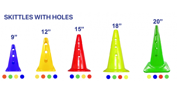 Training cones with Holes