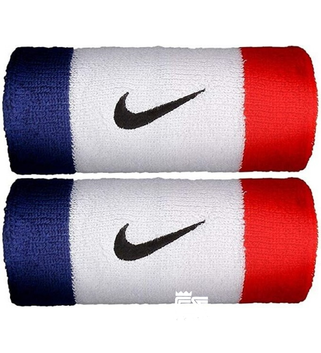 Swoosh Doublewide Wristband Nike Tricolour