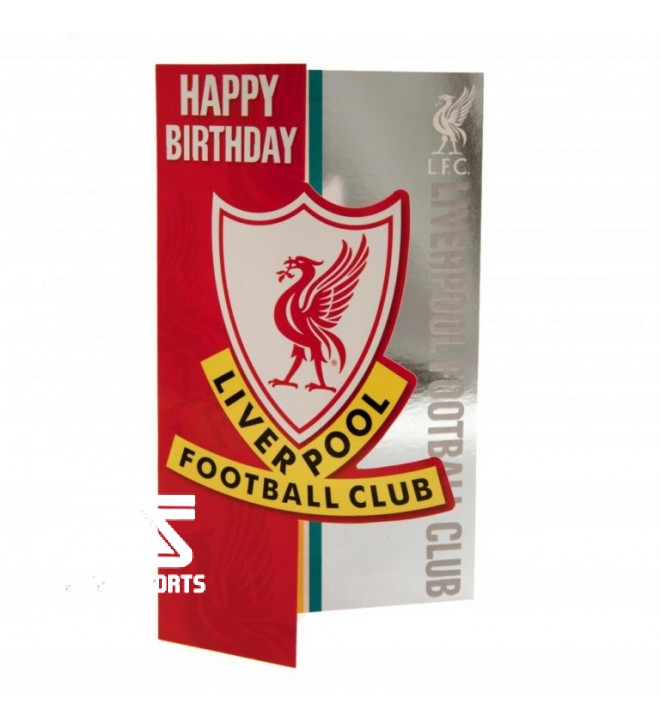 Liverpool FC Birthday Card
