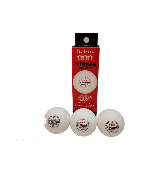 Nittaku Table Tennis Ball NSD 40+ (3pc)